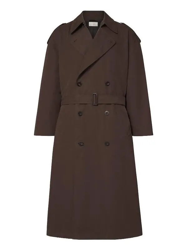 THE ROW Mischa Cotton Trench Coat - Brown