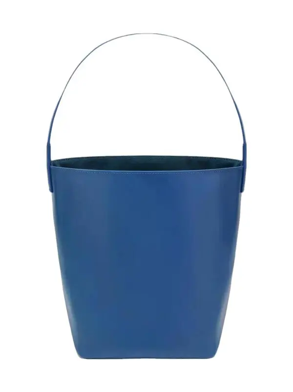 Auralee Small Leather Tote Bag - Blue