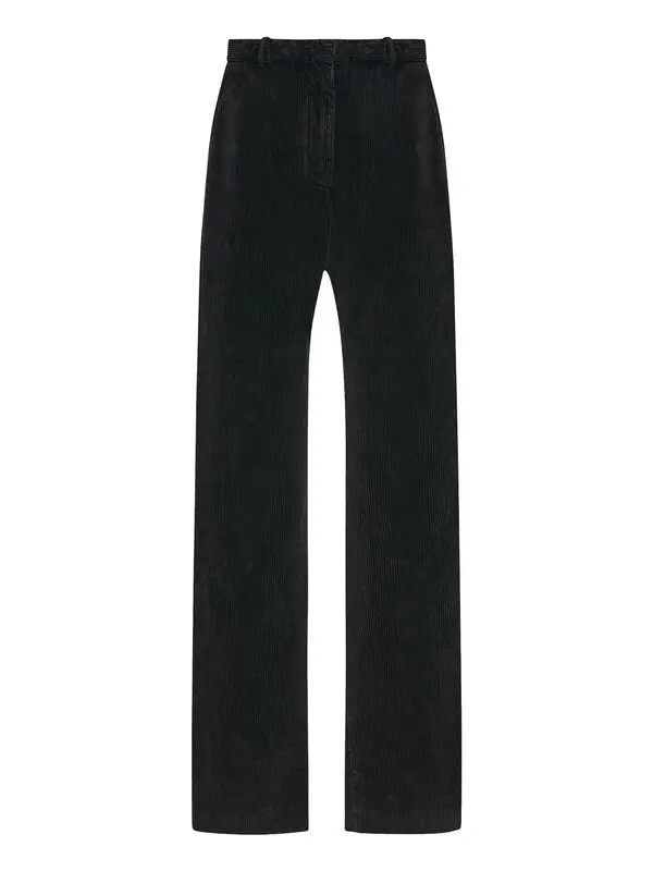 THE ROW Kenton Cotton Corduroy Pants - Black