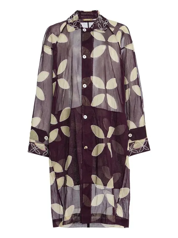 Chan Luu Cotton Trench Coat - Print