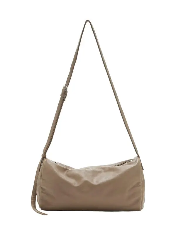 THE ROW Alix Washed Leather Bag - Khaki