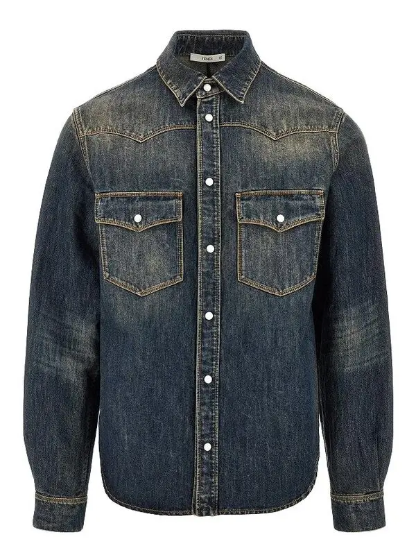Fendi Bananatex Denim Shirt - Blue