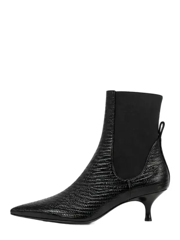 GIABORGHINI Tara Pointed-toe Boots - Black