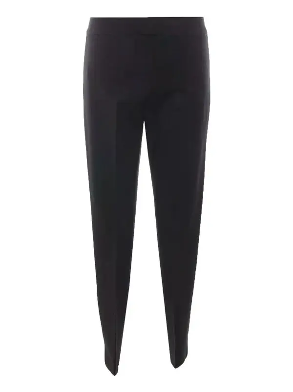 RUE DU BAC Elasticated-waist Trousers - Black