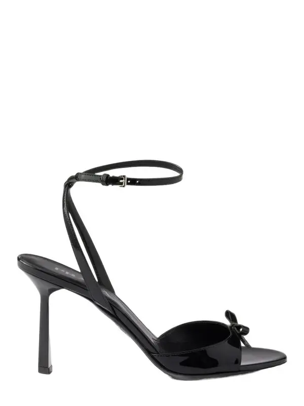 Prada Patent-leather Sandals - Black