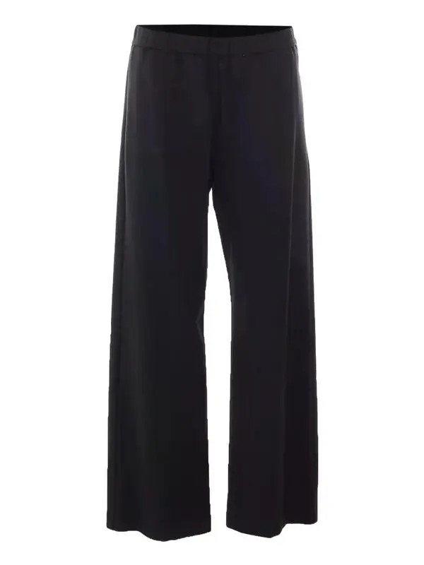 RUE DU BAC Elasticated-waist Trousers - Black