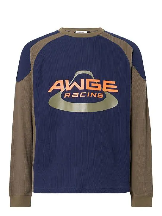 AWGE Moto Thermal Cotton Top - Olive