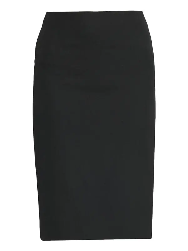 THE ROW Larco Wool Pencil Skirt - Black