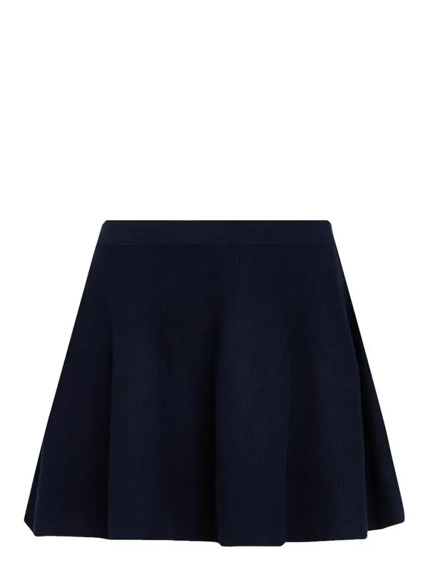 LISA YANG Wren Cashmere Mini Skirt - Navy
