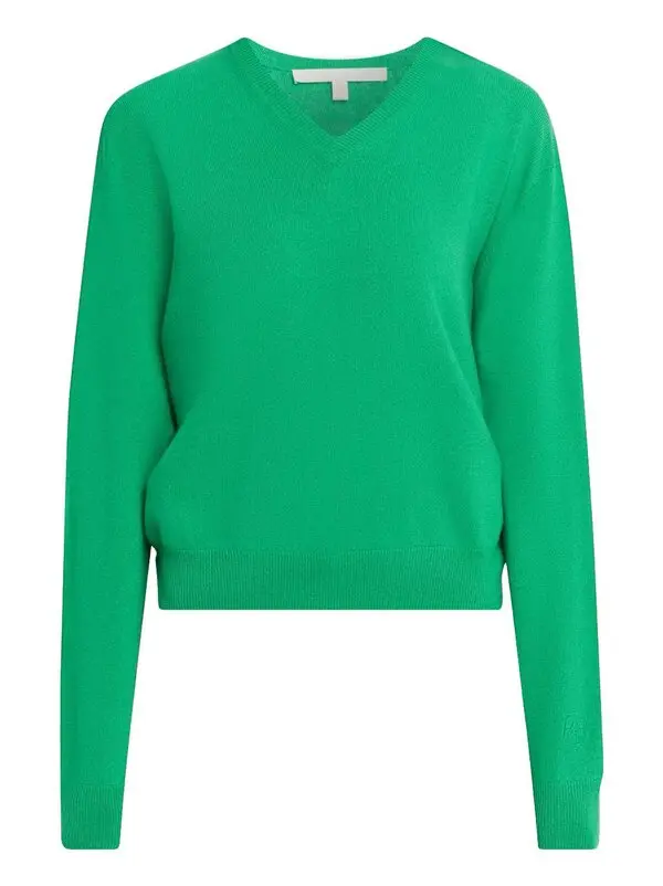 RÙADH The Sanderson Cashmere V-neck Sweater - Green