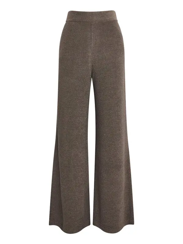 Colombo Cashmere-blend Wide Trousers - Brown