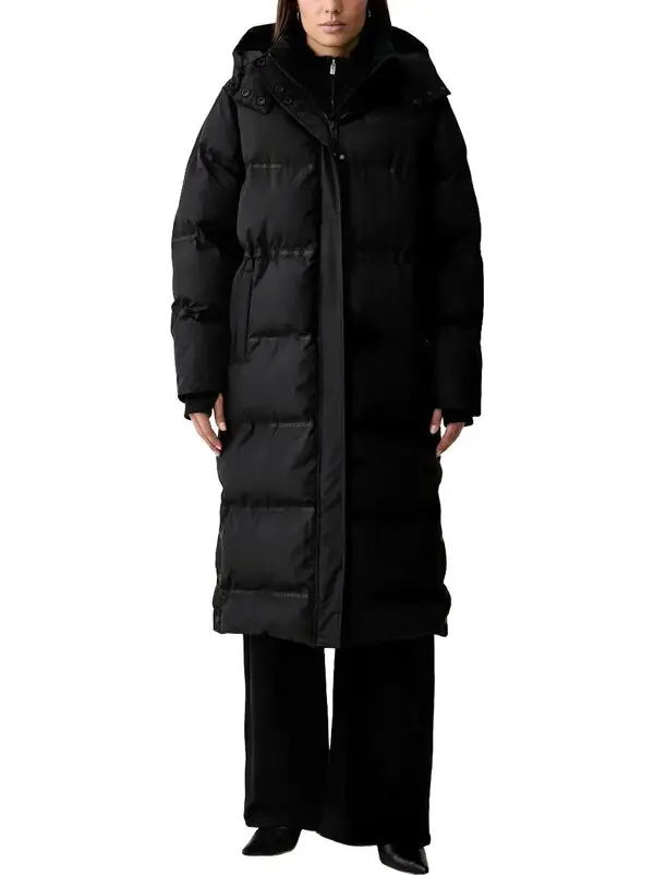 Karl Lagerfeld Logo-print Padded Coat - Black