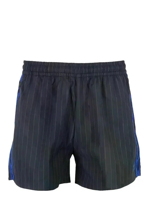 Adidas X Wales Bonner Pinstripe Shorts - Blue