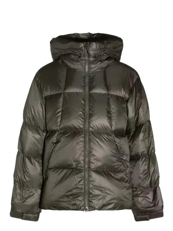 GOLDWIN Crystallite Quilted Hooded Coat - Brown
