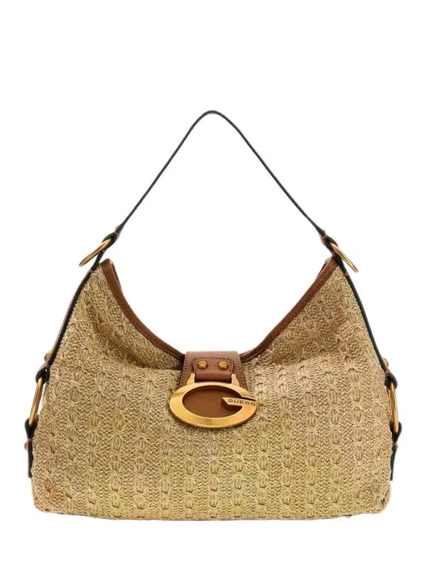 Guess Camden Large Shoulder Bag - Neutrals