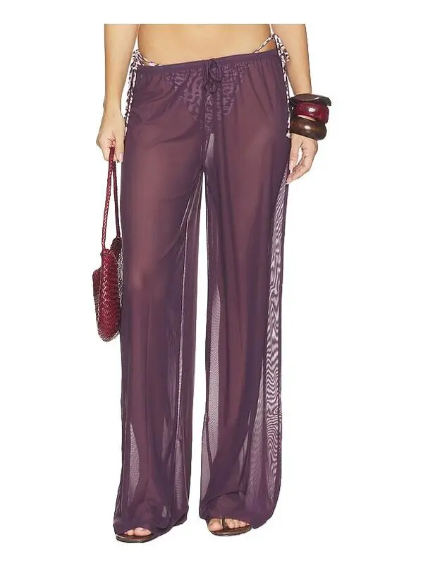 Bond Eye Riley Pant In Brown - Fig
