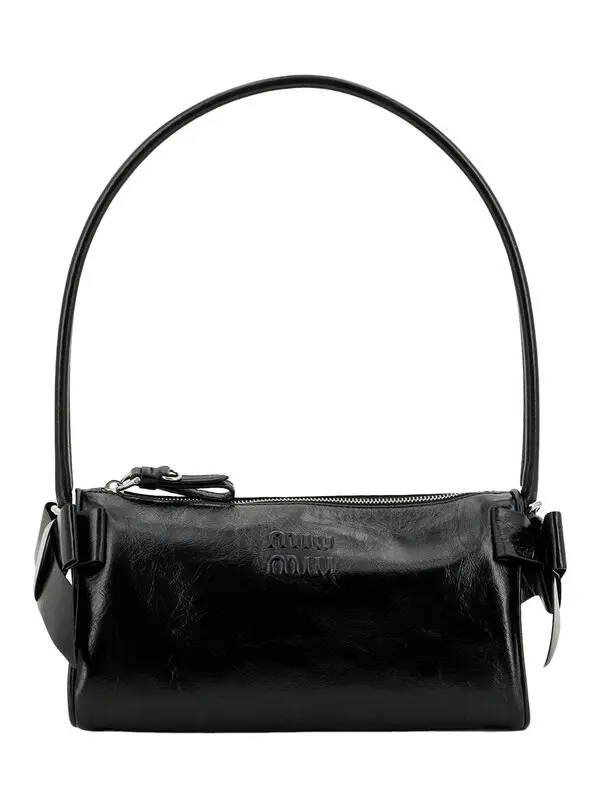 Miu Miu Leather Shoulder Bag - Black