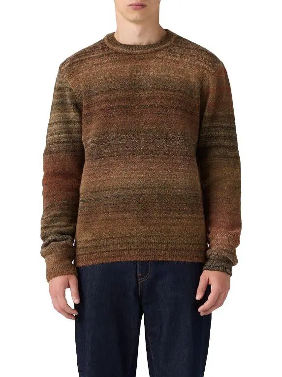 LEVI'S Presidio Ombré Crewneck Sweater - Boucle Coffee