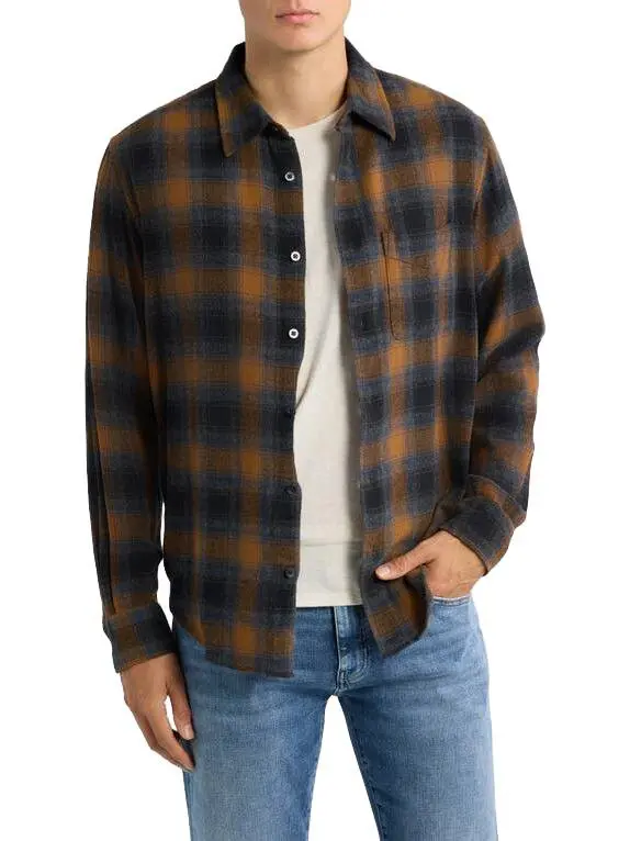 Madewell Plaid Lightweight Flannel Shirt - Mills Header