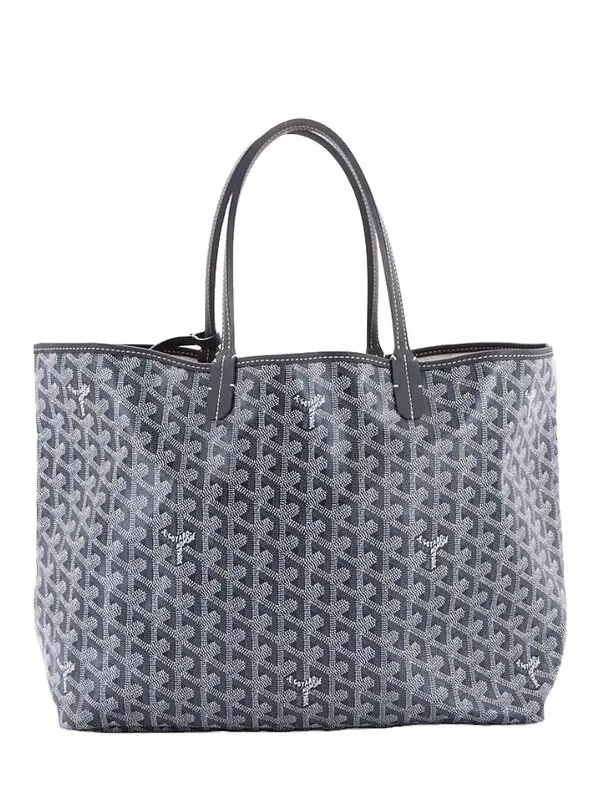 Goyard Pm Saint Louis Tote Coated Canvas - Slate Blue