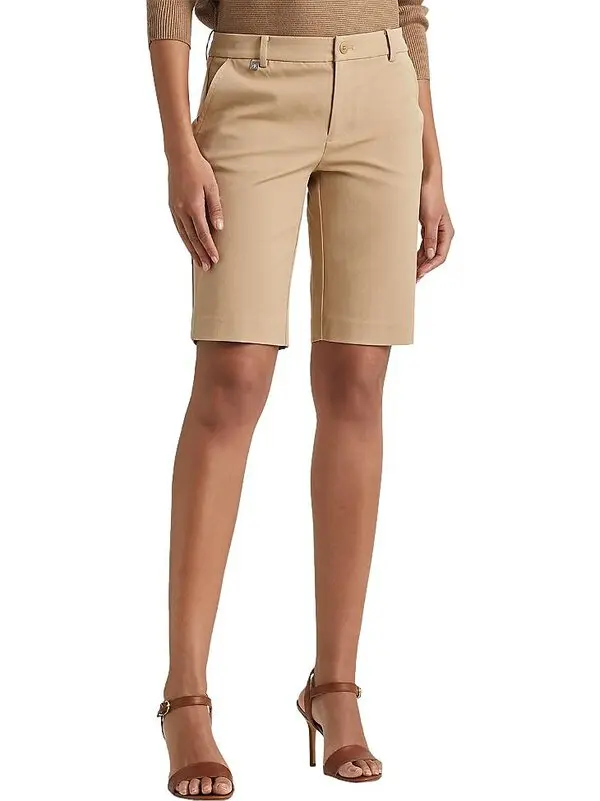 Ralph Lauren Twill Bermuda Shorts - Tan