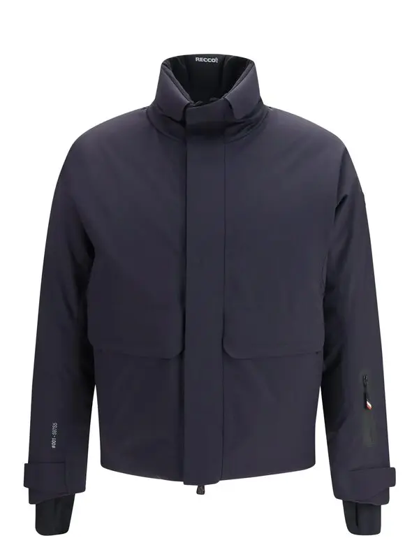 Moncler Irrenberg Padded Ski Jacket With Hood - Midnight Navy