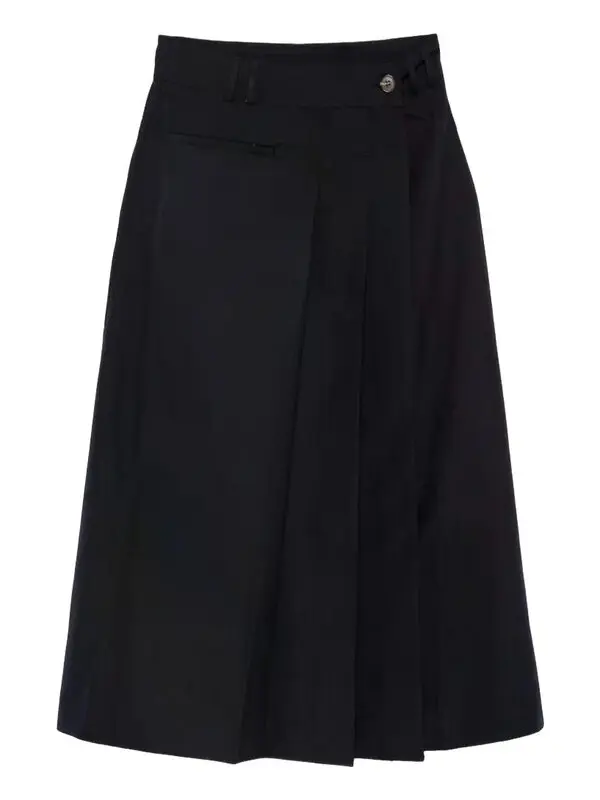 Soeur Varna Pleated Midi Skirt - Blue