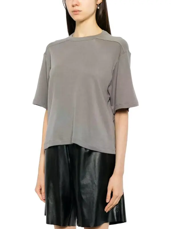 Rick Owens Brad Cropped T-shirt - Grey