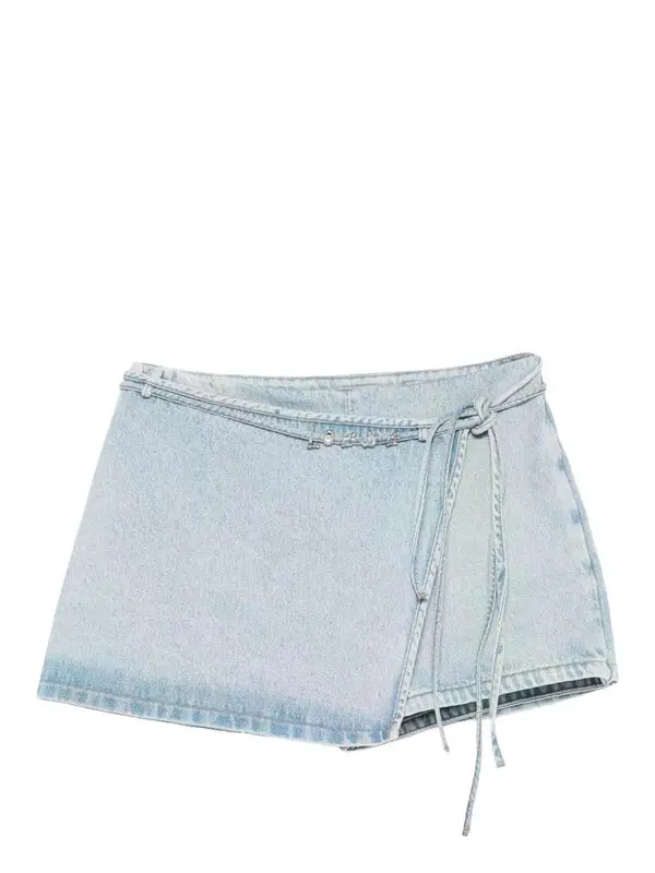 Loewe X Paula's Ibiza Wrap-style Shorts - Blue