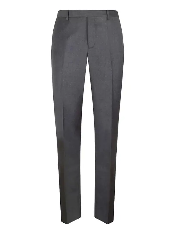 Paul Smith Micro-dot Pressed-crease Trousers - Grey
