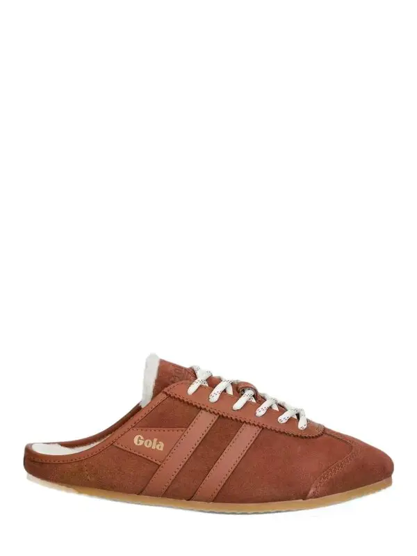 Gola Cleora Summit Suede Shearling-lined Mules - Brown