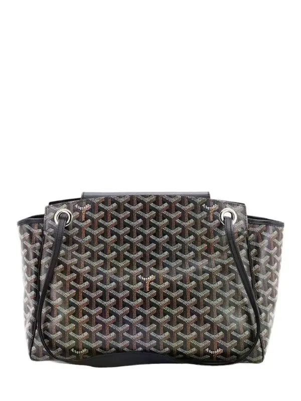Goyard Rouette Bag Coated Canvas Pm Shoulder Bag - Black