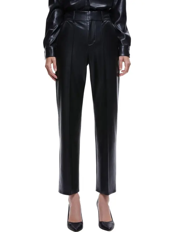 Alice + Olivia Ming Vegan Pant - Black