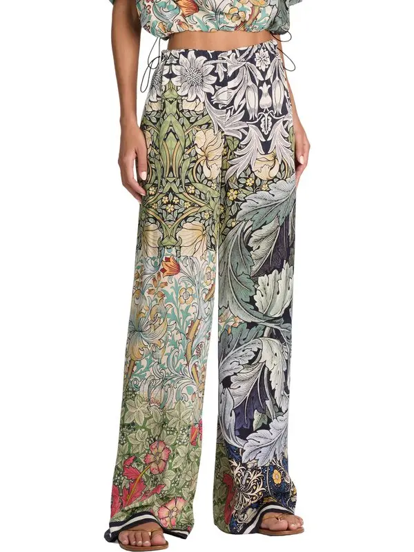 Alice + Olivia Demi High Rise Pull On Toggle Pant - Masterpiece