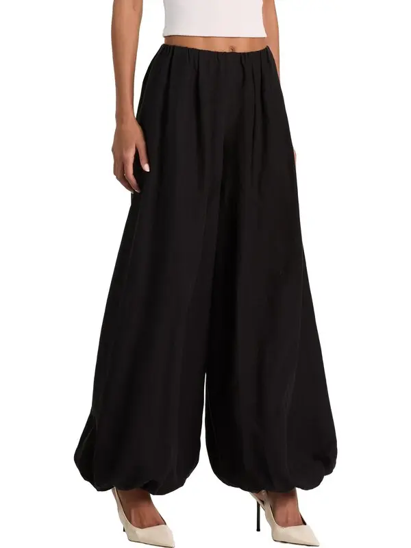 Alice + Olivia Miley Bubble Pant - Black