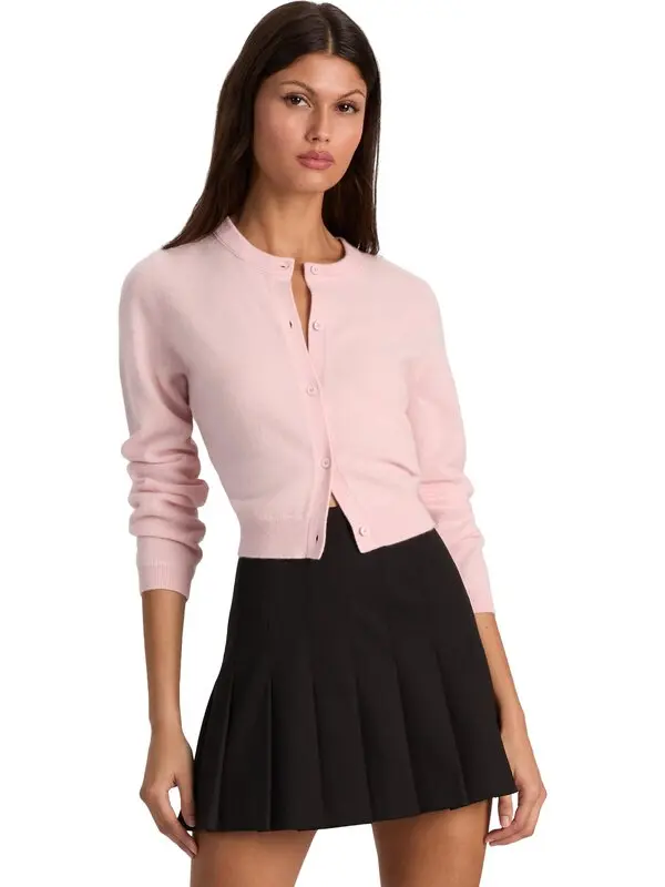 Alice + Olivia Dollie Cardigan - Blush