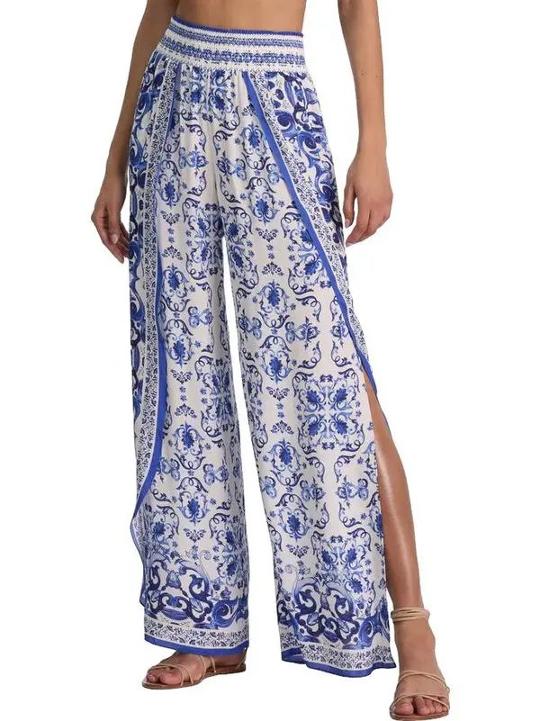 Alice + Olivia Larissa Open Pleat Pant - Solstice