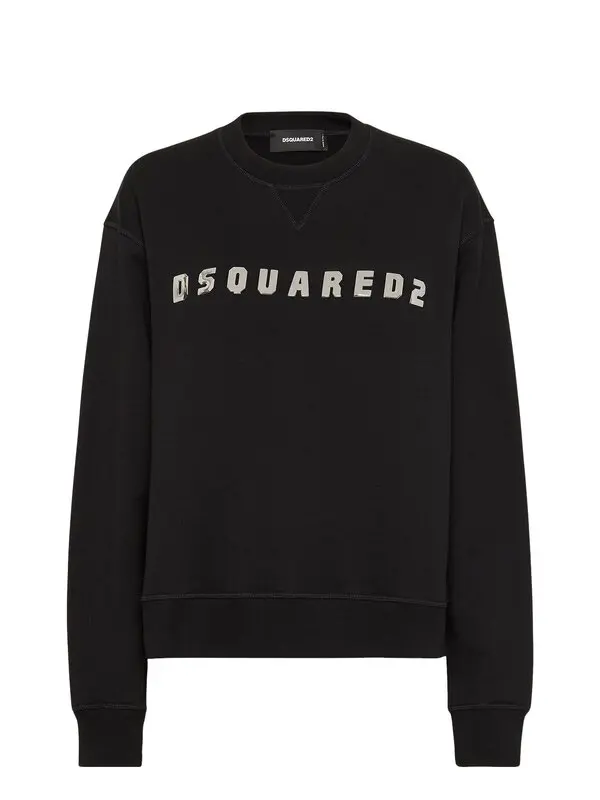 Dsquared2 Brushed Fleece Cool Fit Sweatshirt - Black