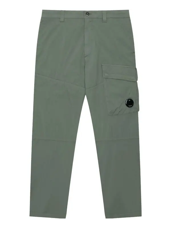 C.P. COMPANY Lens-detail Casual Trousers - Gray