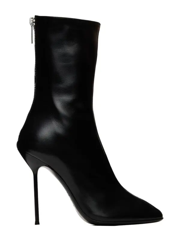 Paris Texas Lidia Stiletto-heel Rear Zipped Boots - Black