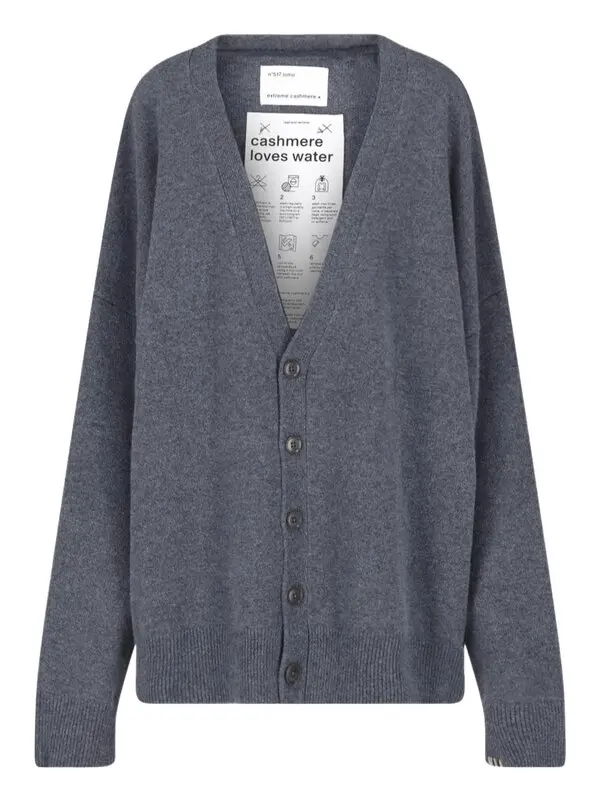 Extreme Cashmere Simo V-neck Cardigan - Gray