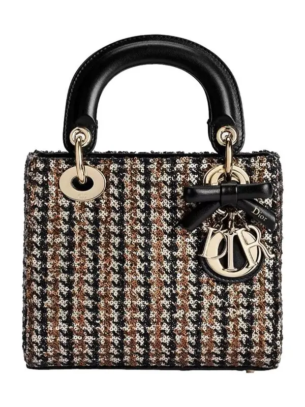 Dior Mini Lady Shoulder Bag - Black