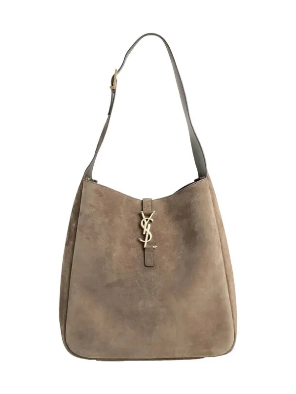 Saint Laurent Suede Shoulder Bag - Brown