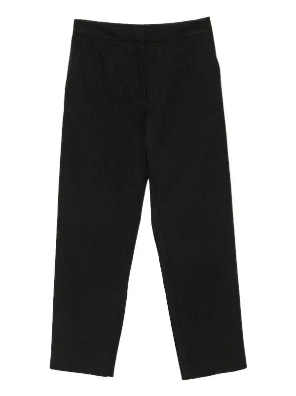 THE FRANKIE SHOP Pinstriped Casual Trousers - Black