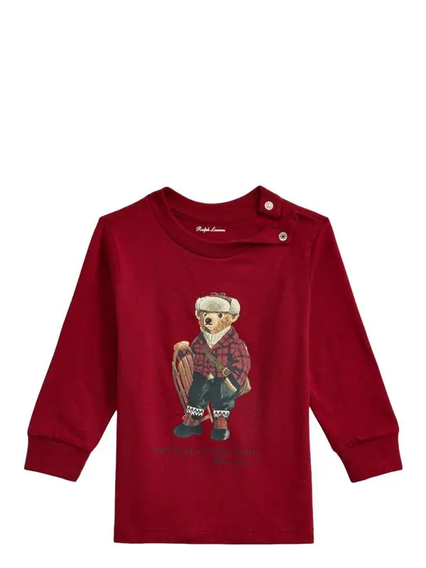 Ralph Lauren Polo Bear Crew-neck Sweatshirt - Red