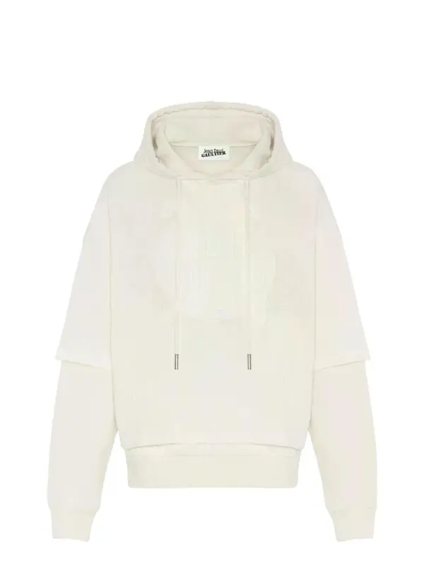JEAN PAUL GAULTIER Layered Hoodie - Neutrals