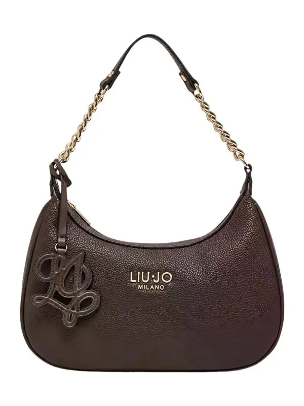 Liu Jo Logo-plaque Chain-link Shoulder Bag - Brown