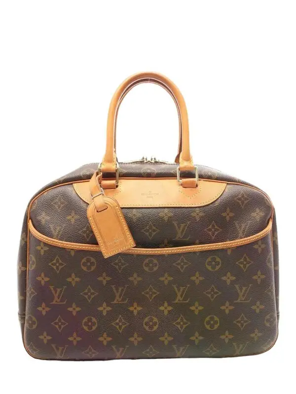 LOUIS VUITTON 1998 Deauville Monogram Tote Bag - Brown