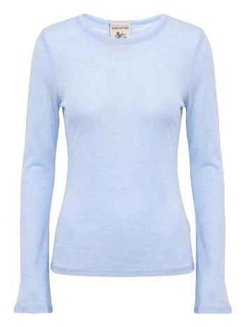 SEMICOUTURE T-shirt Light Size Wool, Polyamide - Blue