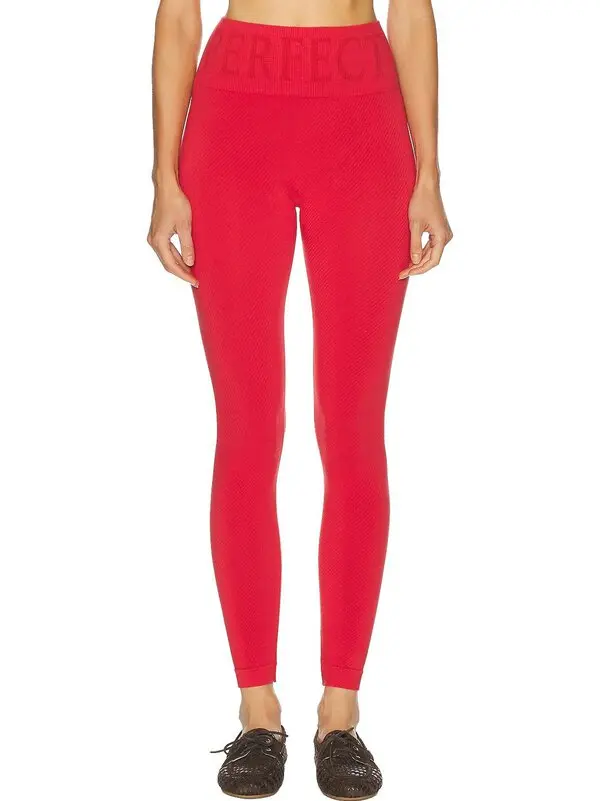 Perfect Moment Thermal Legging - Red